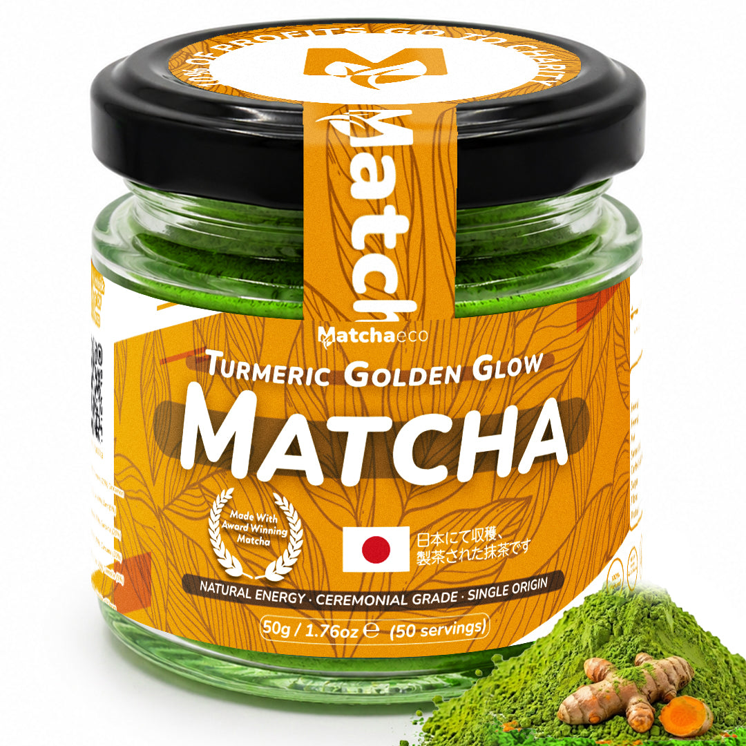 Matchaeco | Matchaeco Turmeric Matcha Green Tea Powder 50g Jar